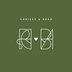 Custom Monogram Name Logo Design for Couples – Peaché Studio